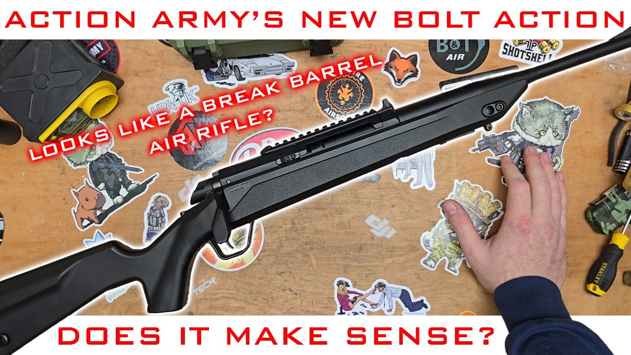 Action Army AAC-C1 Athena Bolt Action Airsoft Sniper - YouTube