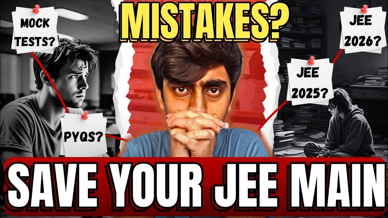 Save your JEE Mains Exam⚠️| 99 Percentile• JEE 2025 • JEE 2026 • JEE 2027 • JEE Mains • IIT ...