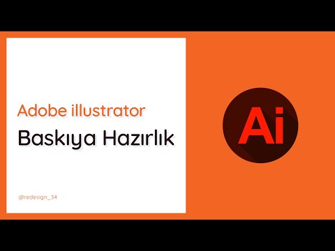 Adobe Illustrator ile Hazırlanan Tasarımı Baskıya Hazırlama - Montaj ve Kros Çizgileri Oluşturma