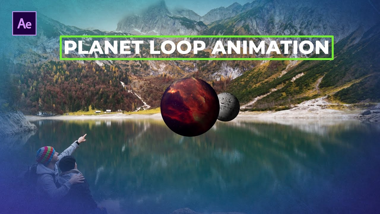 After effects tutorial: Planet Loop Animation in after effects - YouTube