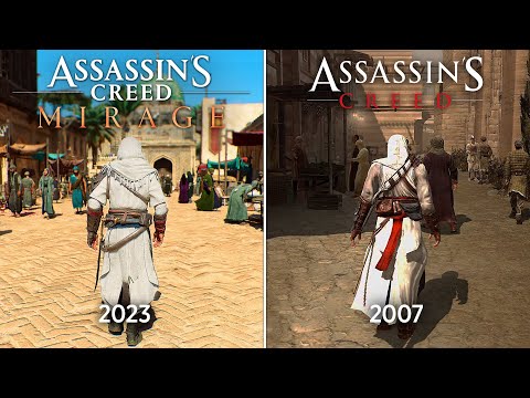 Assassin's Creed Mirage contre Assassin's Creed 1 - Comparaison de la Physique et des Détails