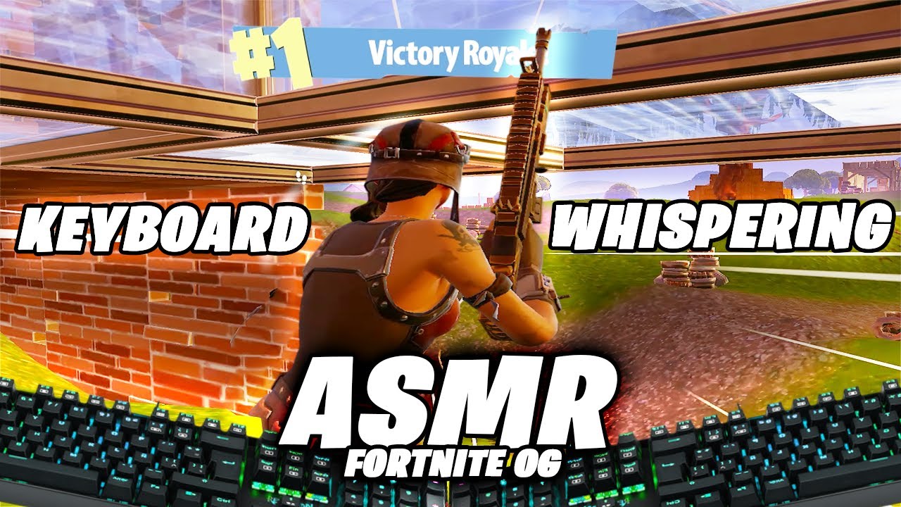 ASMR Fortnite OG KEYBOARD/WHISPERING Satisfying Sounds (asmr español ...
