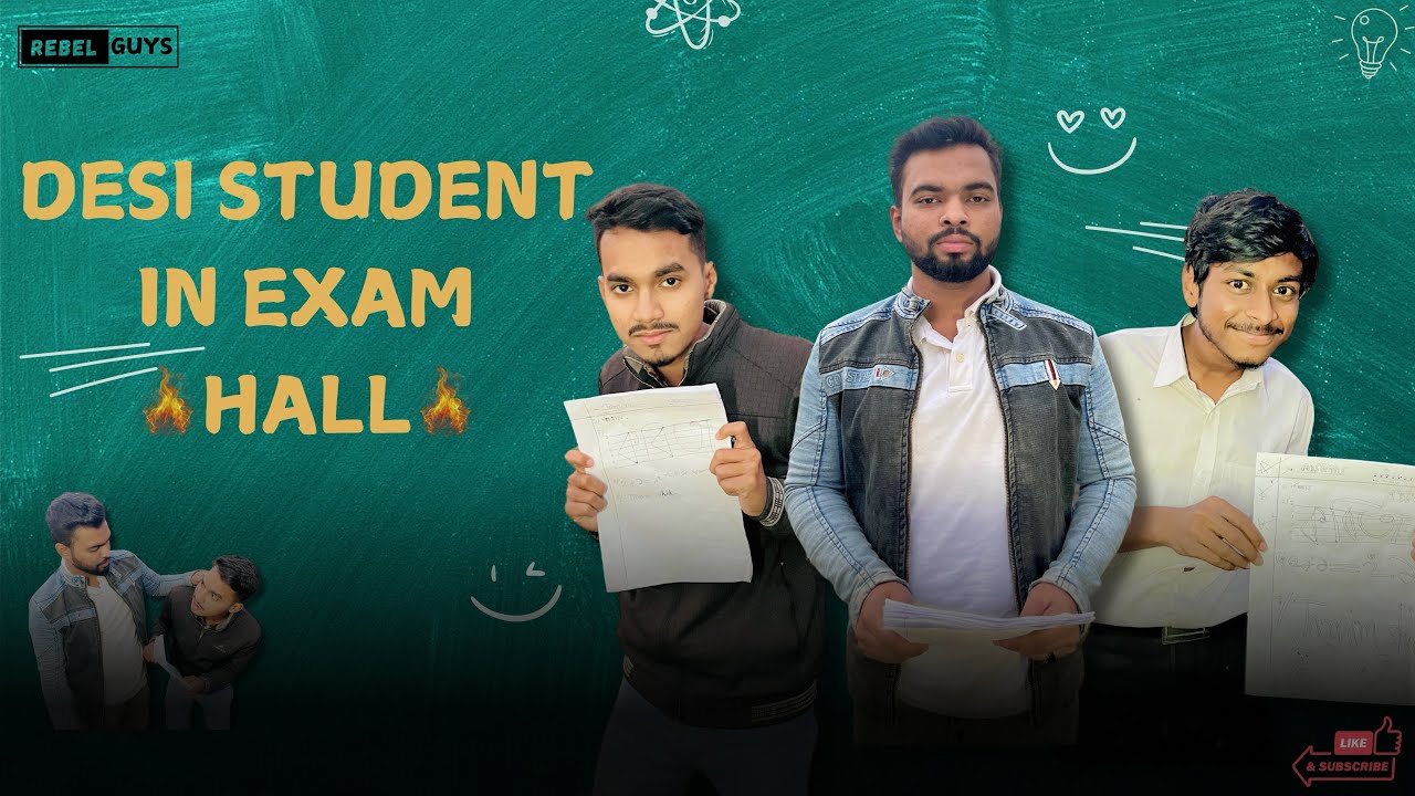 Deai Students In Exam Hall | Bangla Comedy | Rebel Guys - YouTube