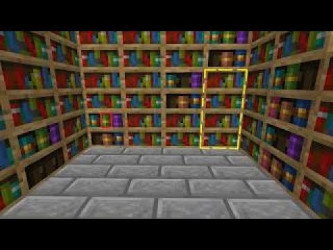 Easy Bookshelf Door Tutorial For Minecraft Bedrock - YouTube