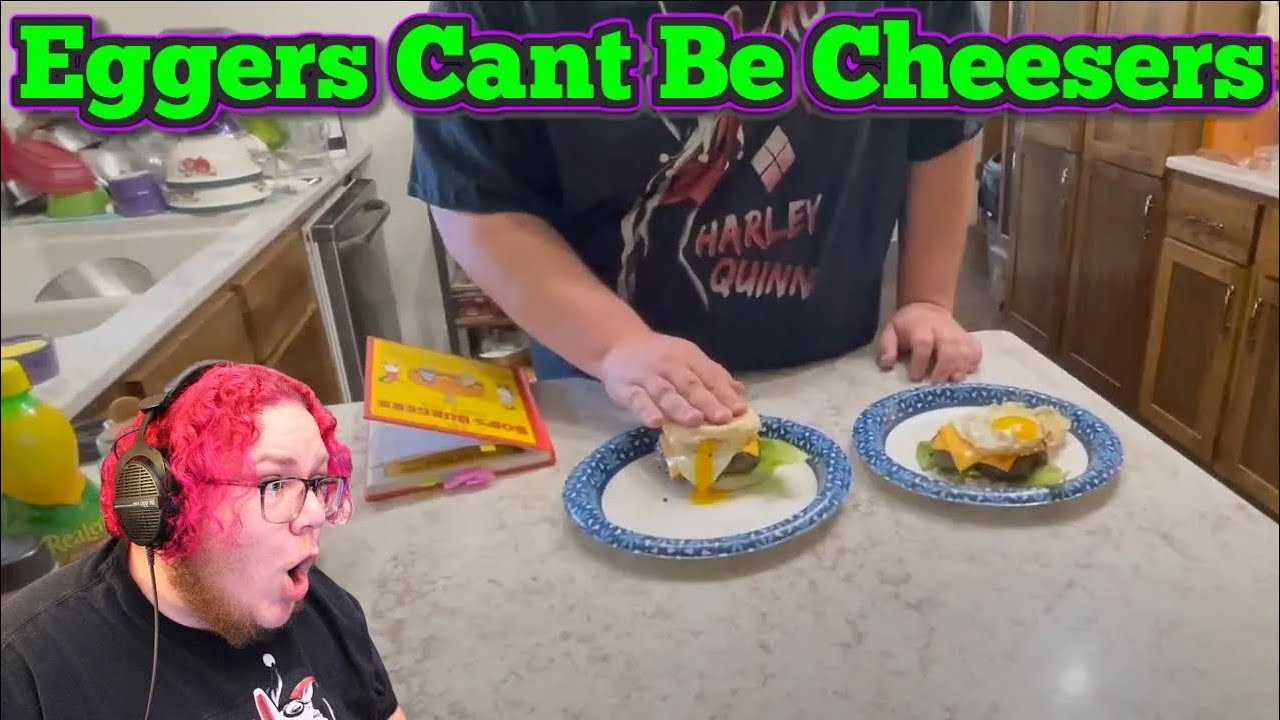 The Eggers Can't Be Cheesers Burger - YouTube