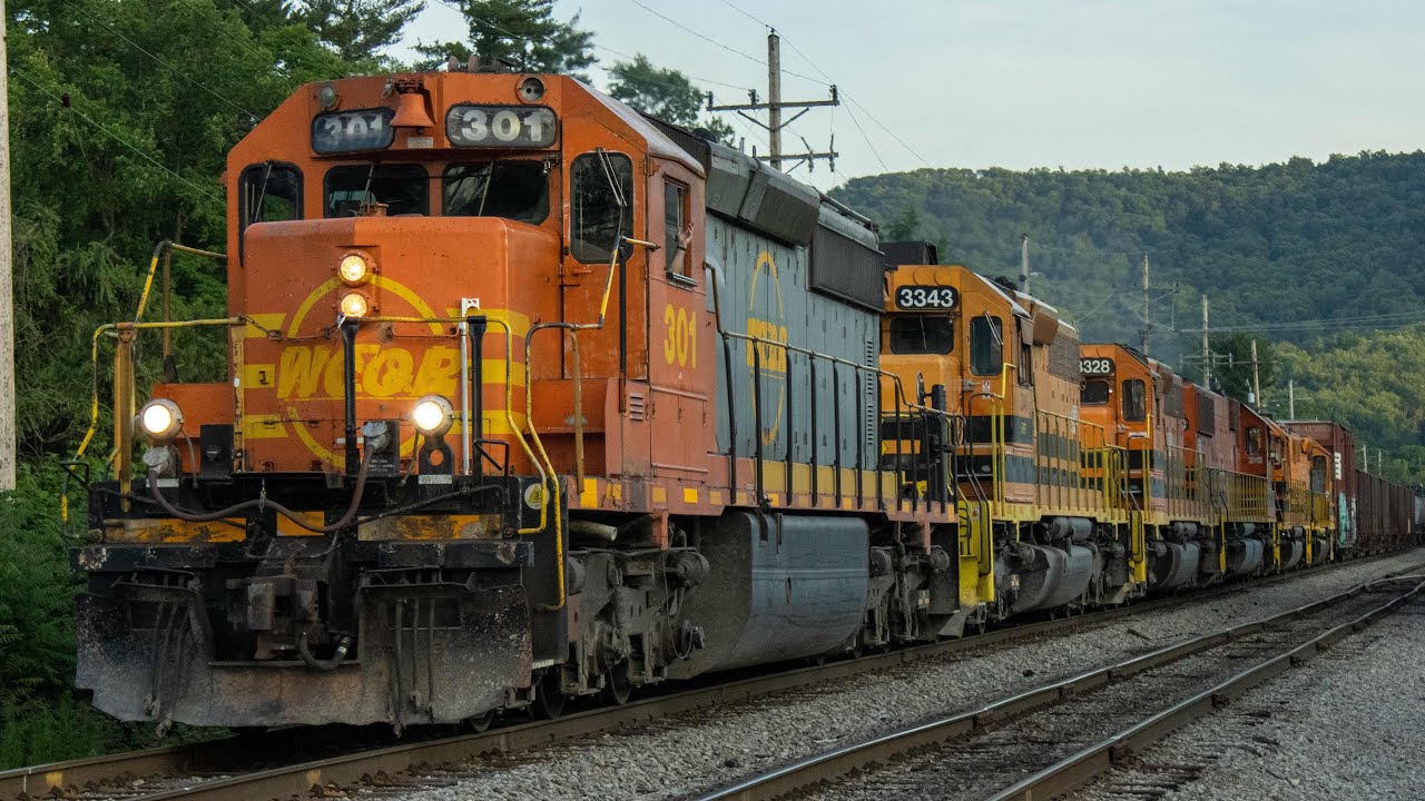 WCOR 301 Leads RISI & Other Various Trains Around WNY & NW PA 6-21-22 - YouTube