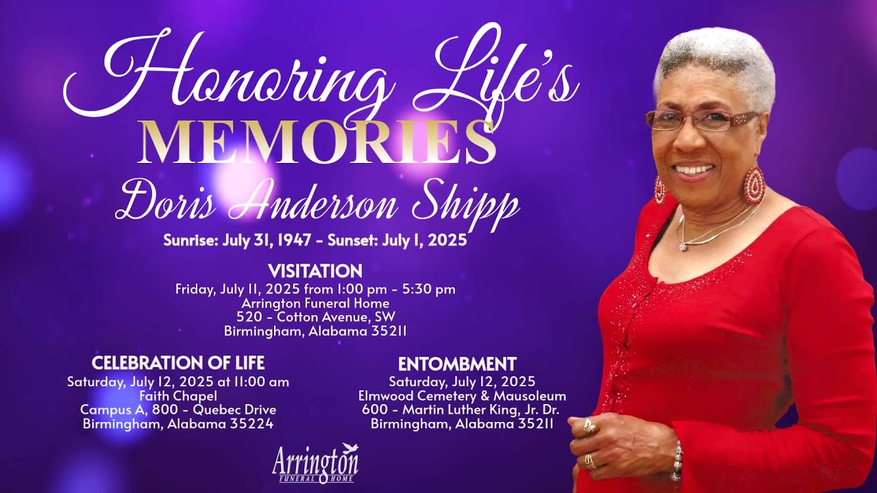 Honoring the Life and Legacy of Doris Anderson Shipp - YouTube