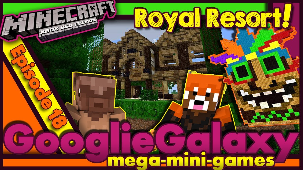 Minecraft Xbox 360 | MINI GAMES Let's Play -Ep.18 Royal Resort Reveal ...