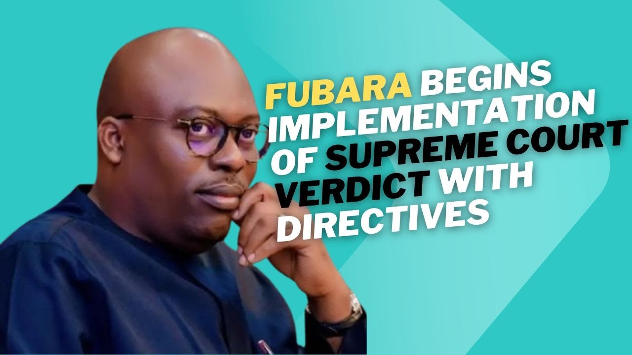 Rivers Crisis: Fubara BEGINS Execution Of Supreme Court Verdict With ...
