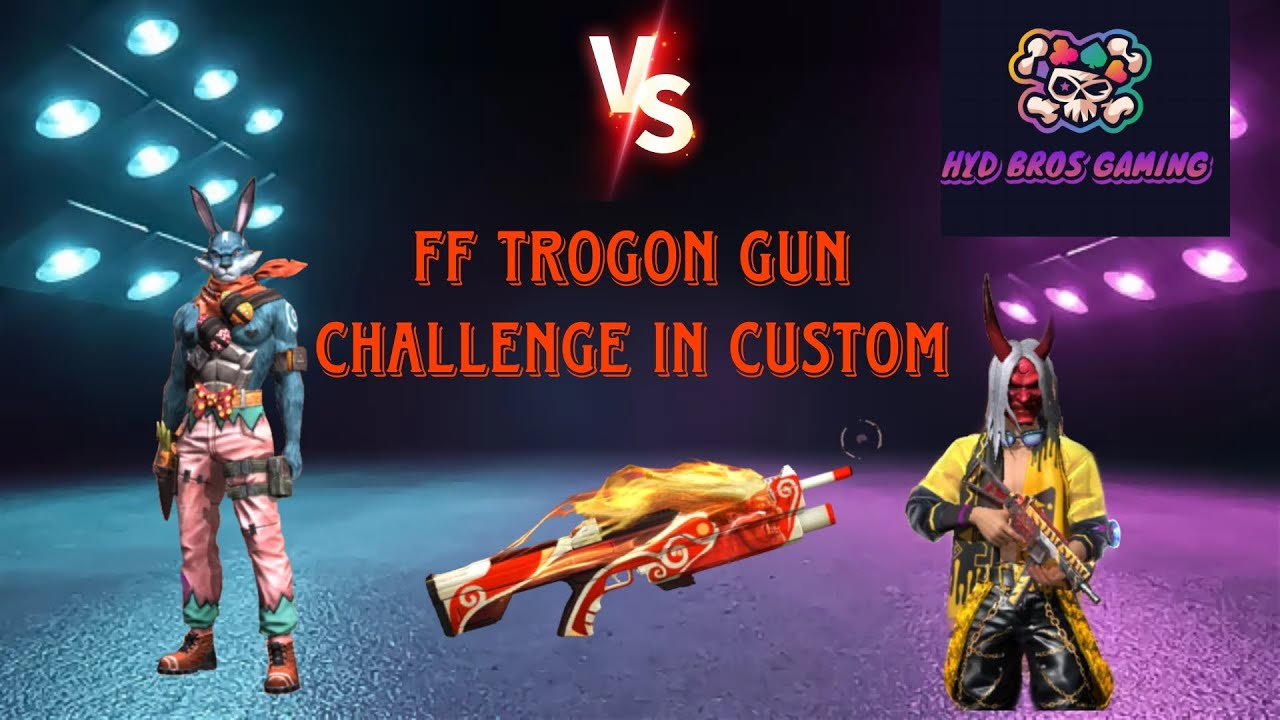 Trogon Gun Challenge 1v1 Against The HYD BROS !! - YouTube