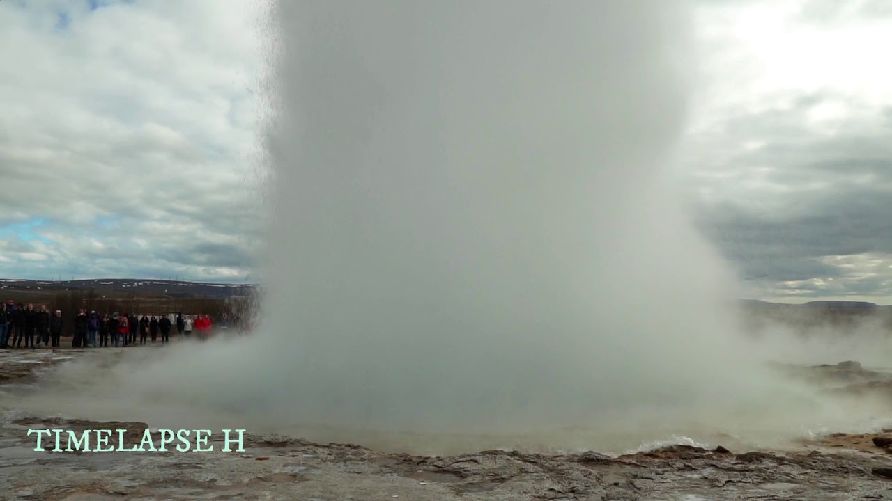 Geyser Eruption Slow Motion - YouTube