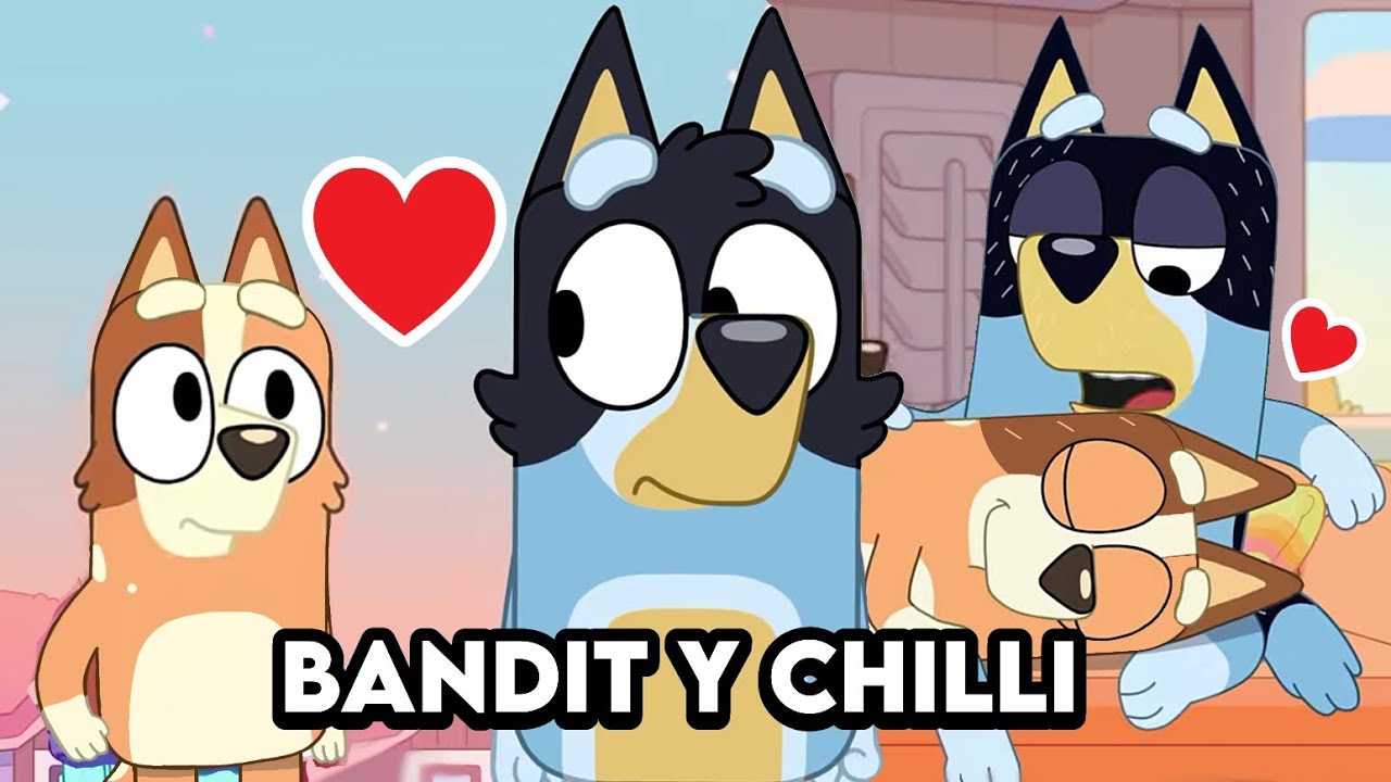 Bandit y Chilli de Pequeños en Bluey - YouTube