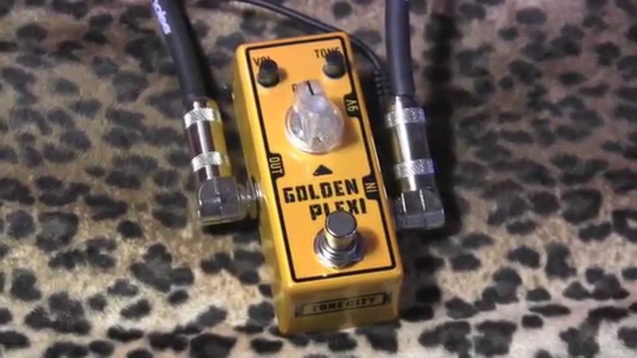 Tone City GOLDEN PLEXI overdrive pedal demo - YouTube