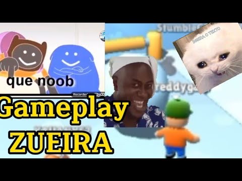 Zueira em jogos-E MUITA ZUEIRA PARA UM VIDEO SO! (Stumble guys Gameplay ...