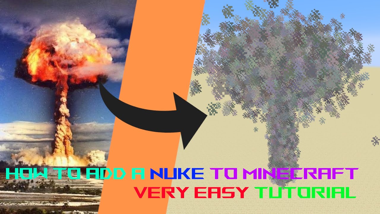 How to add a Nuclear bomb ☢ to minecraft 1.17 (no mods,no commands ...