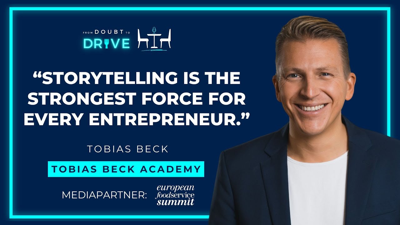 "Storytelling is the strongest force for every entrepreneur." - Tobias ...