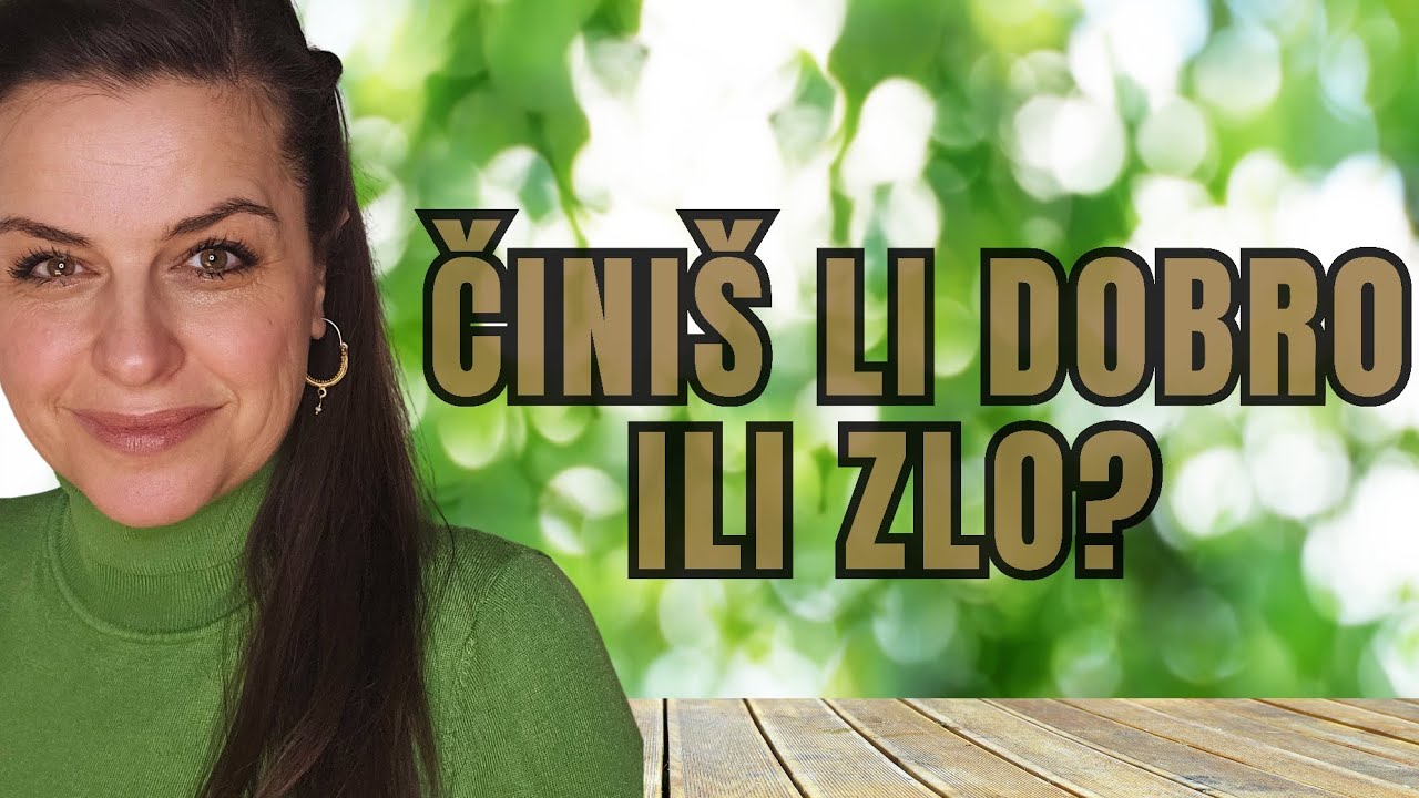 Činiš li dobro ili zlo? Molitva po 5 točaka, prema Biblijskoj školi, 22 ...