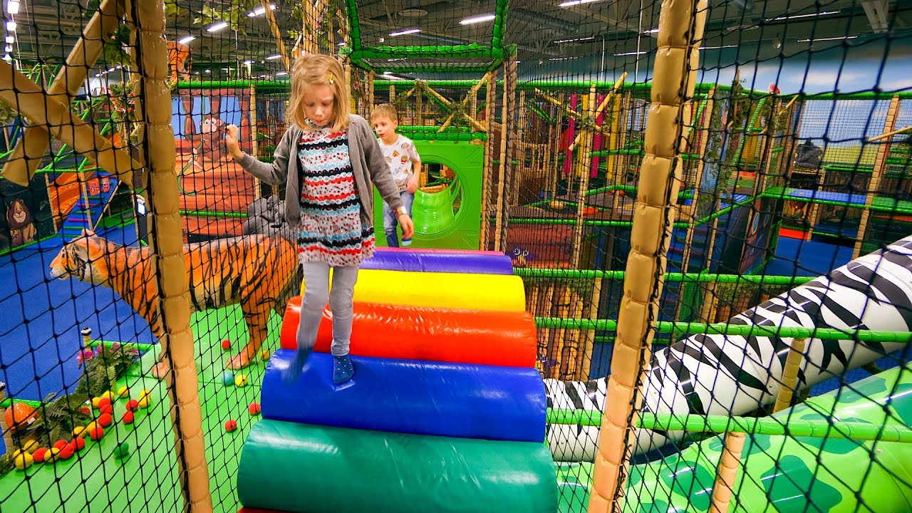 Fun Indoor Play Center for Kids at Leo's Lekland (all clips combined ...
