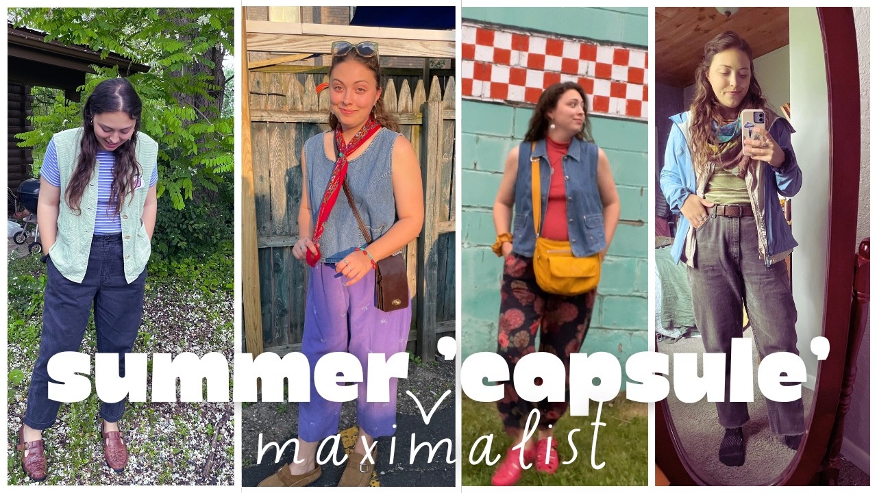 try a maximalist capsule wardrobe - YouTube