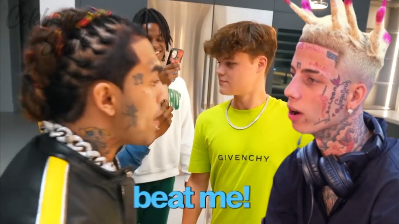 Island Boy & Lil Pump Full Confrontation - YouTube