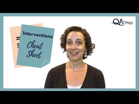 Therapy Interventions Cheat Sheet for Case Notes