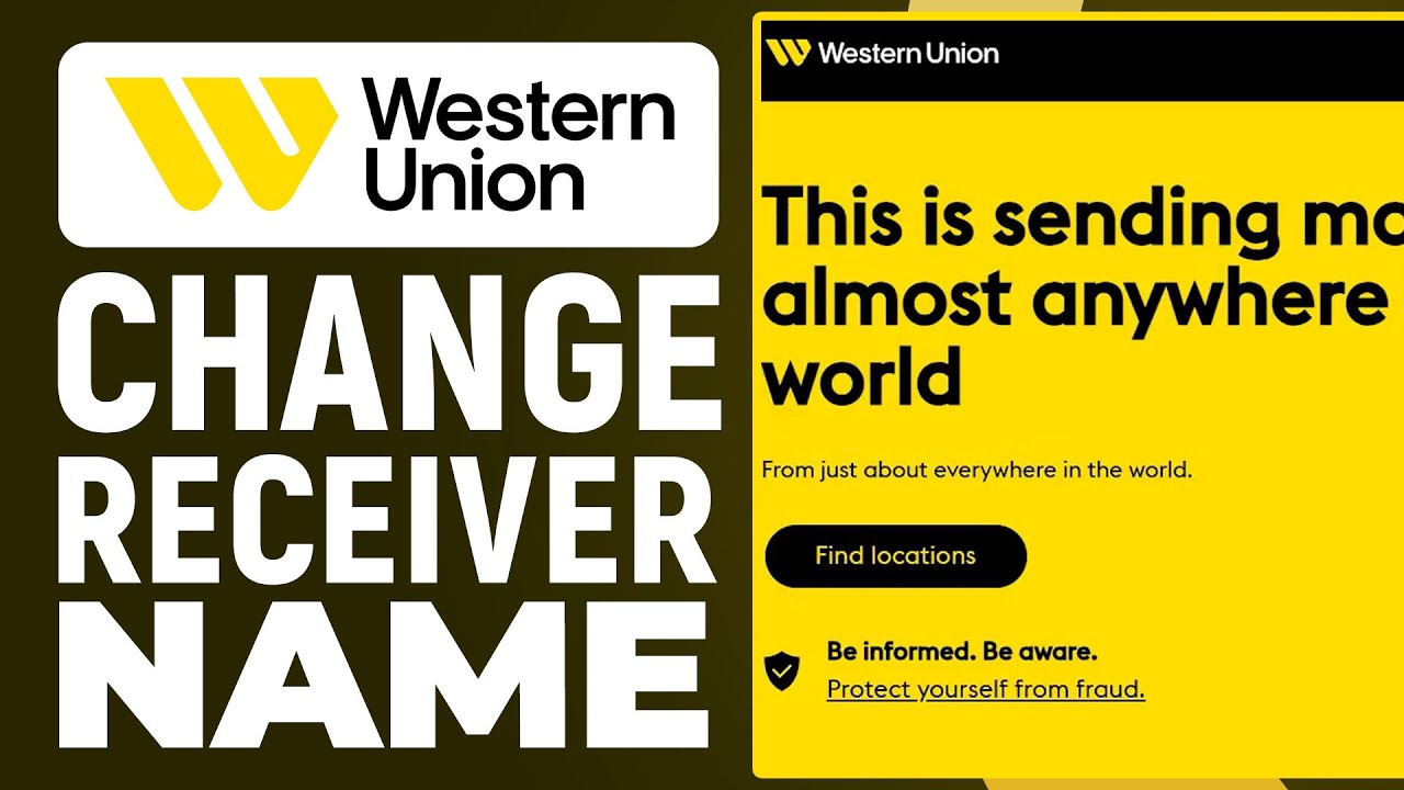 How To Change The Receiver Name On Western Union (Simple Guide) - YouTube