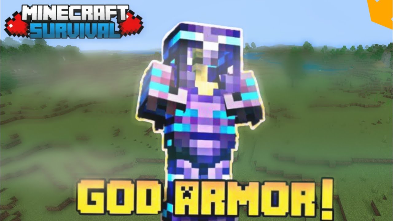 i made the MOST POWERFUL Armor in Minecraft pe 🔥| Its Mohit - YouTube