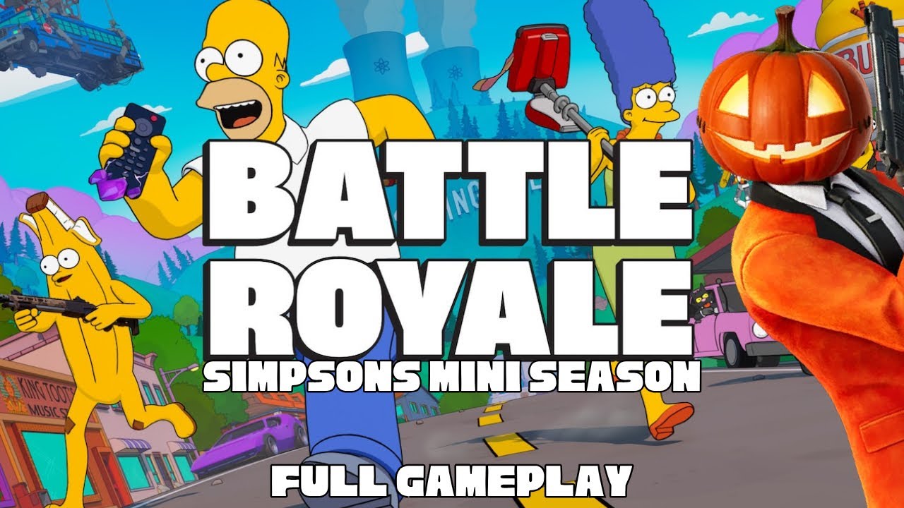 The Simpsons Season is Here!!! (Full Gameplay) | Fortnite The Simpsons ...