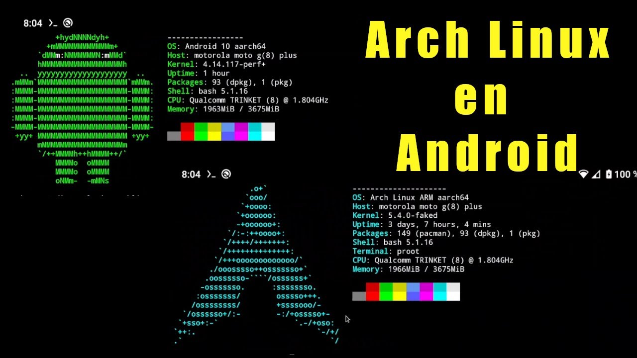 Instalar Arch Linux dentro de Android con Termux [proot-distro] [V400 ...