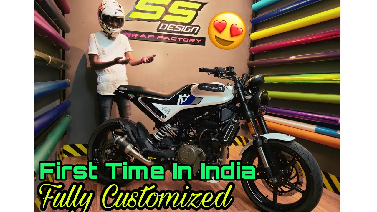 India’s Only Fully Modified Husqvarna Vitpilen 250 | Wrapped Limited ...