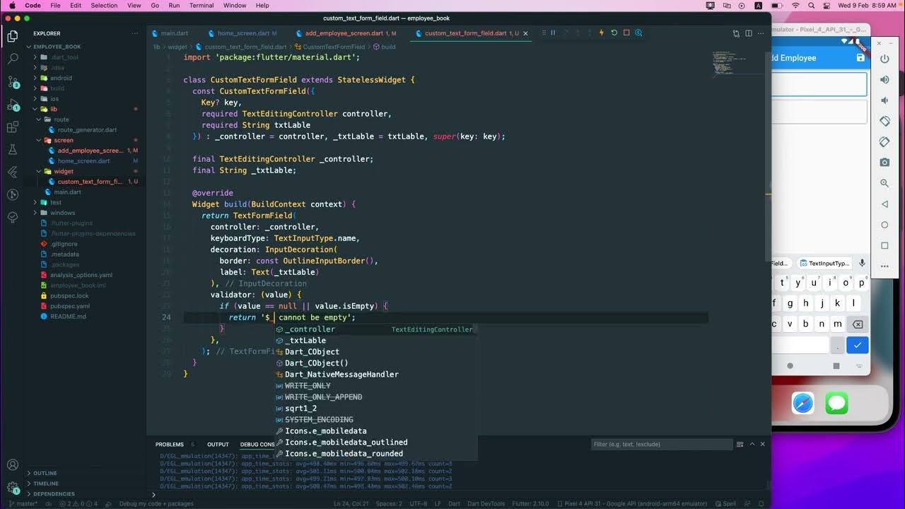 Flutter Sqlite Drift 4 Extract Textformfield Widget Youtube
