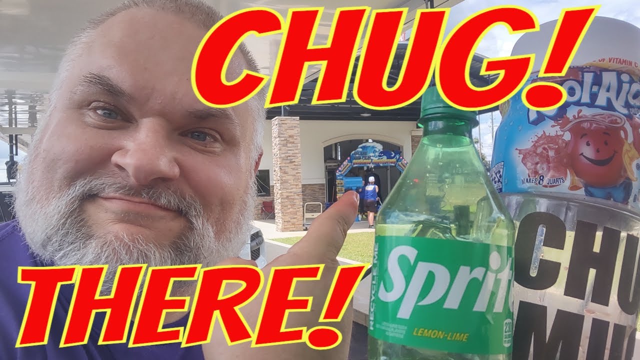 Car Wash SPRITE Kool Aid Chug! **Made a MESS Everywhere!** - YouTube