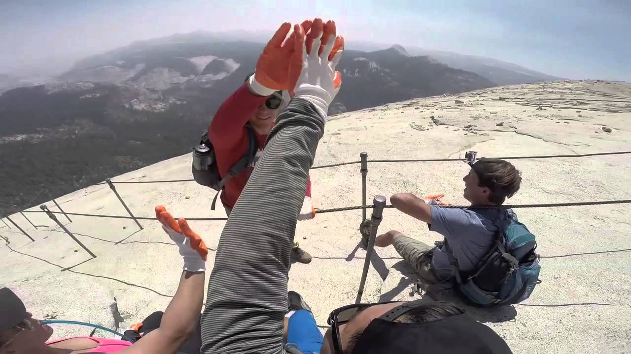 HALF DOME CABLES SECTION - YouTube