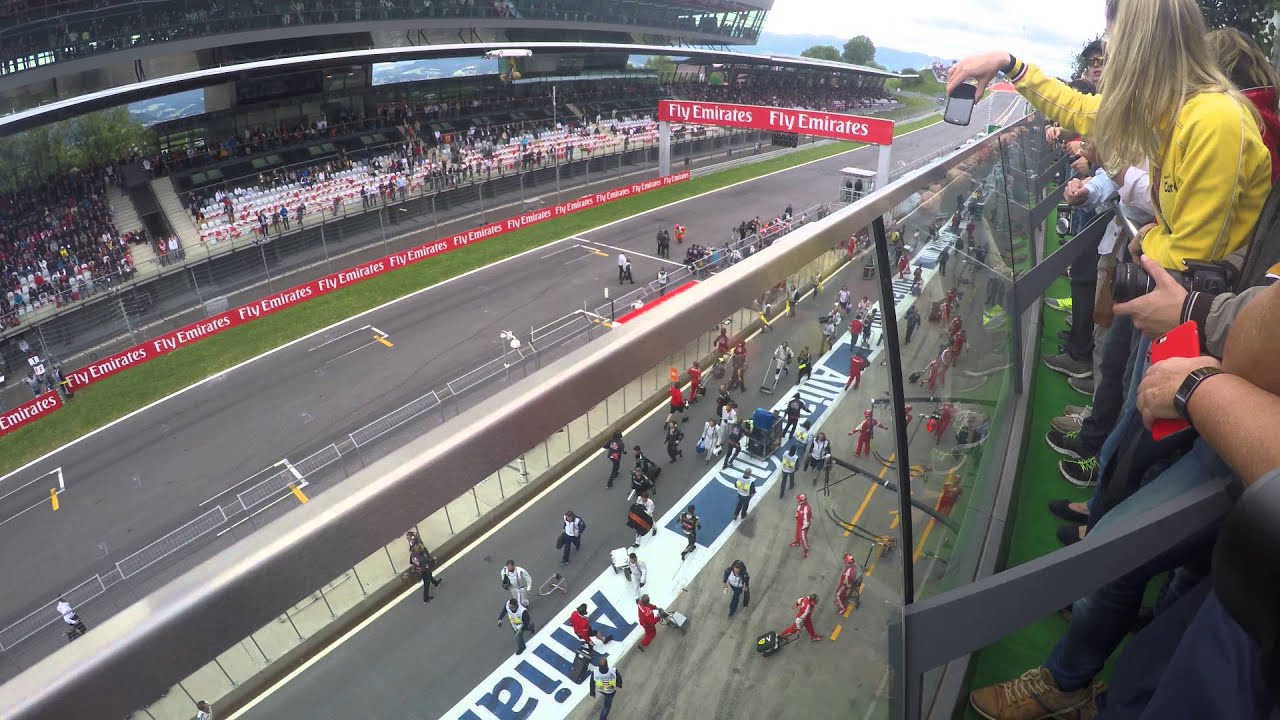 Formation Lap - 2015 F1 Austrian GP ( GoPro Hero4 ) - YouTube