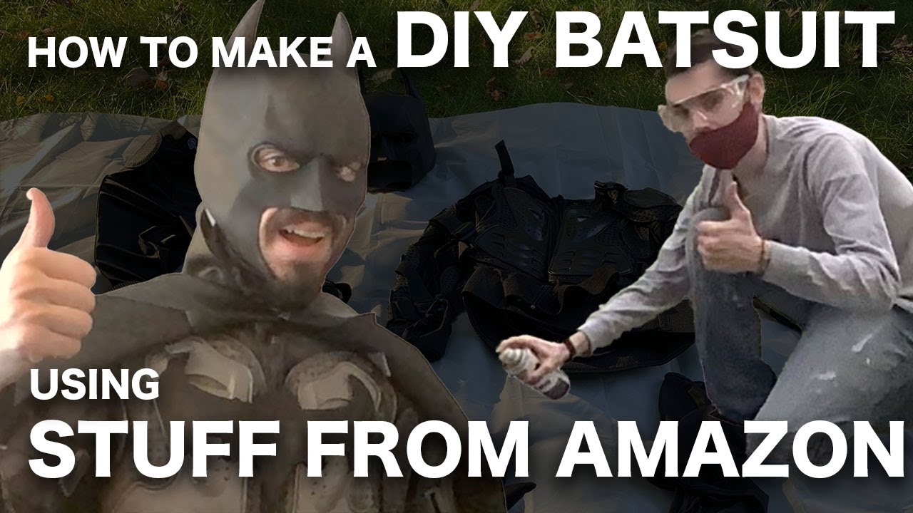 I Made a DIY Batsuit using stuff from Amazon - YouTube