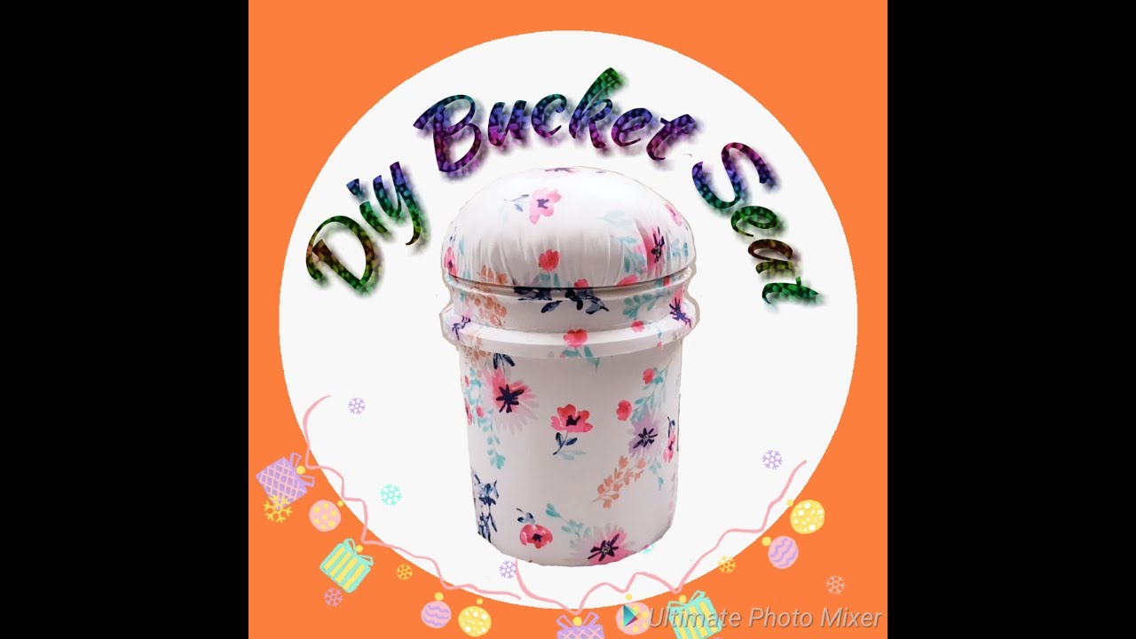 DIY Bucket Seat and stool ||#Puffy# - YouTube
