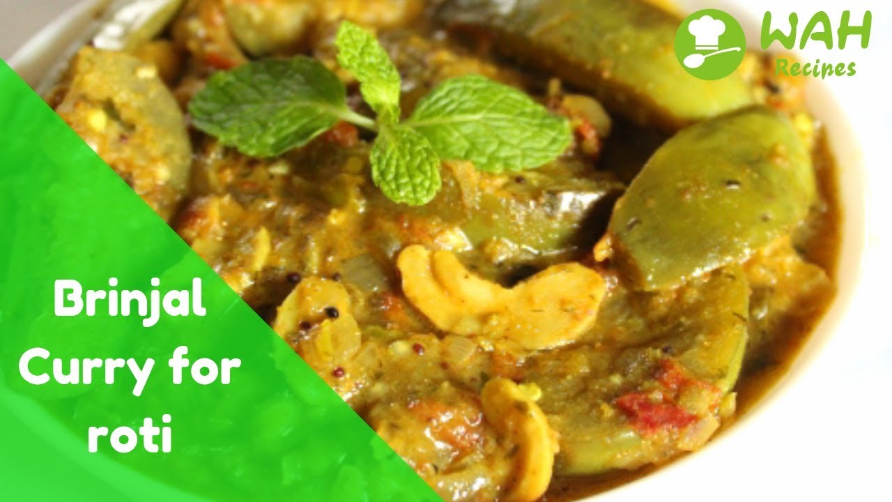 Brinjal Curry | Brinjal Curry For Roti | Vankaya Curry | Baingan Curry ...