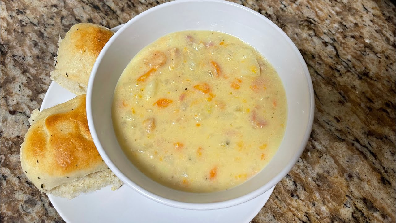 Potato soup! From left over scalloped potatoes! Leftover Makeover - YouTube