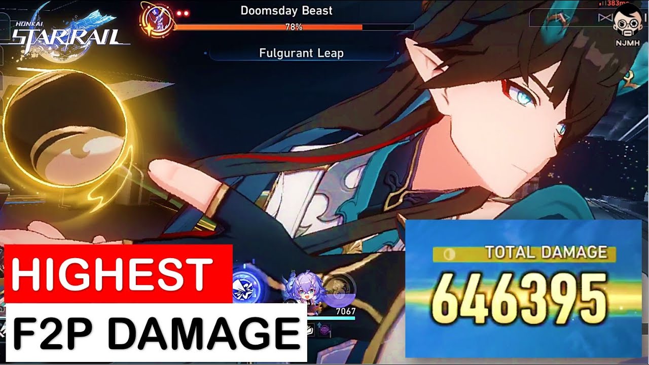Impressive F2P Damage in Honkai Star Rail (No Food Buffs) | NJMH Gaming ...