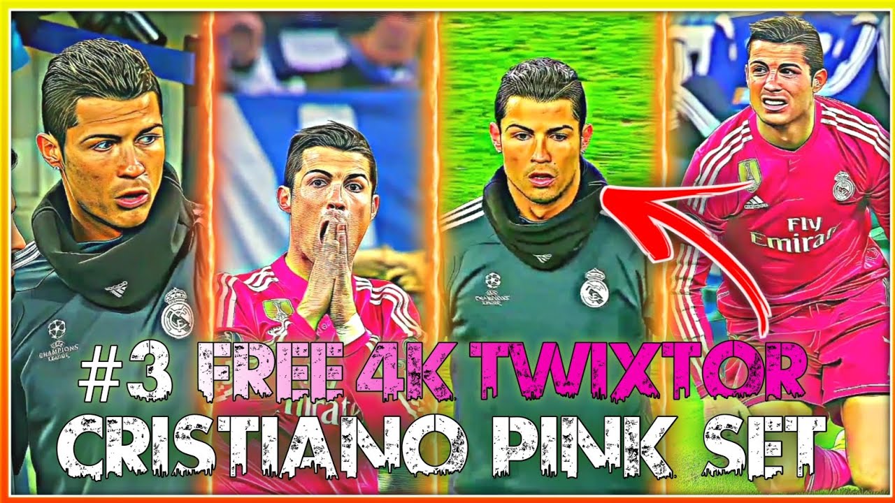 🔥Cristiano Ronaldo pink set-Best Free 4k +cc twixtor clips | high ...