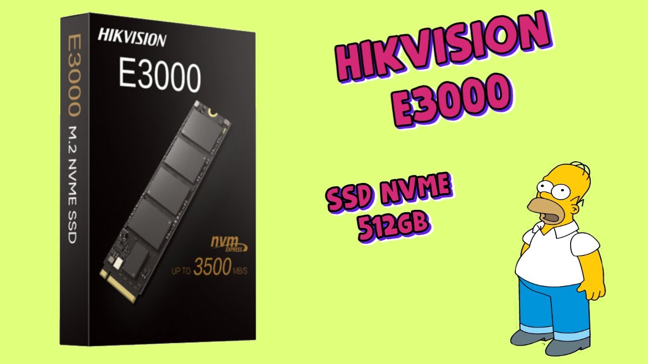 Обзор NVME SSD HIKVISION E3000 на 512GB - YouTube