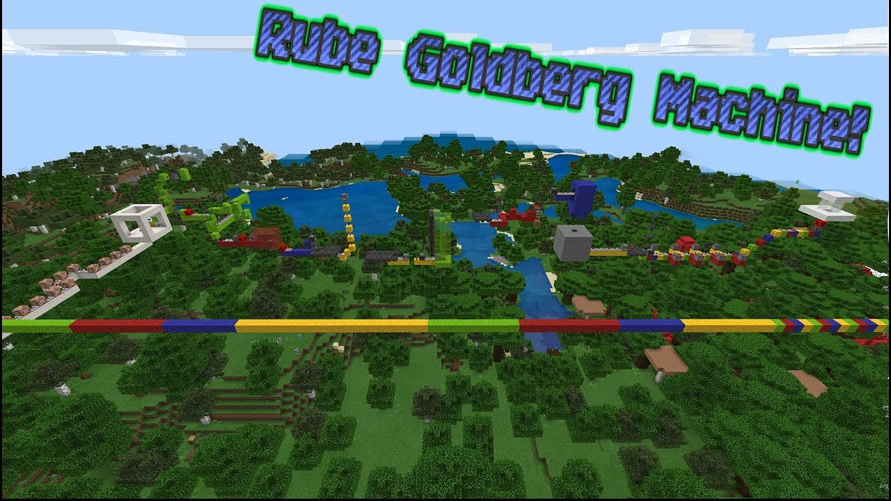 The Minecraft Rube Goldberg Machine! | Project - YouTube