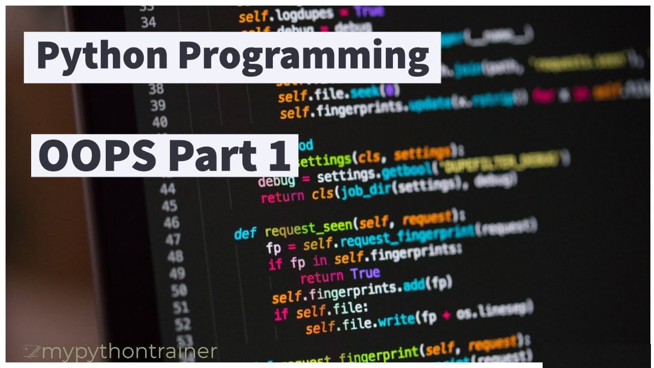 Python Programming OOPS - YouTube
