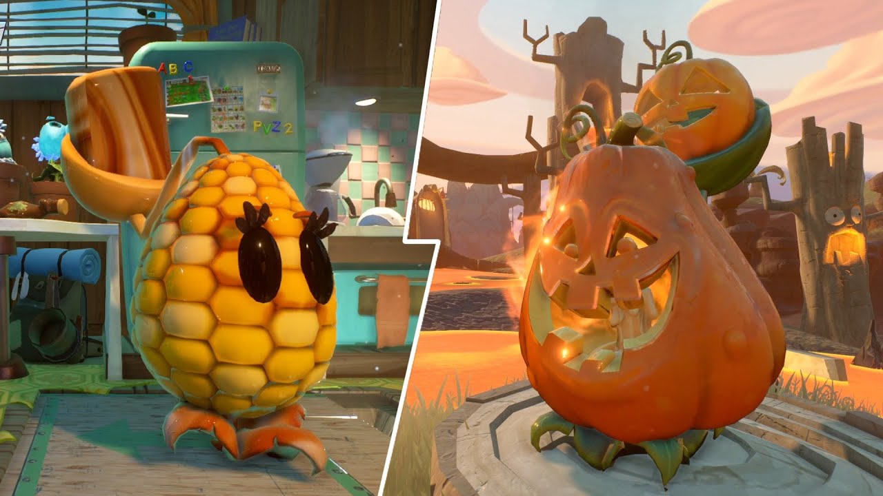 Caramel Popcorn Pult & Spooky Pumpkin Pult | Garden Warfare 2 - YouTube
