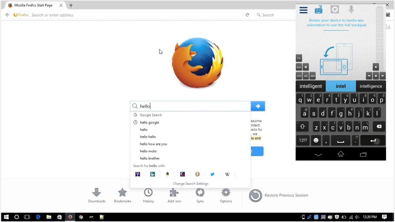 Intel Remote Keyboard - YouTube