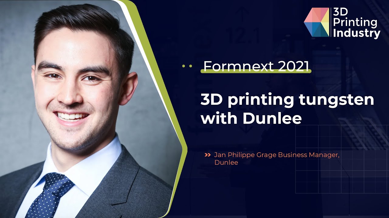 3D printing tungsten with Dunlee - YouTube