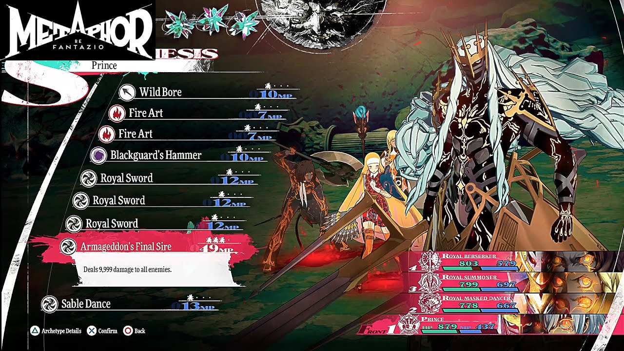 Armageddon Final Sire - Metaphor ReFantazio - YouTube