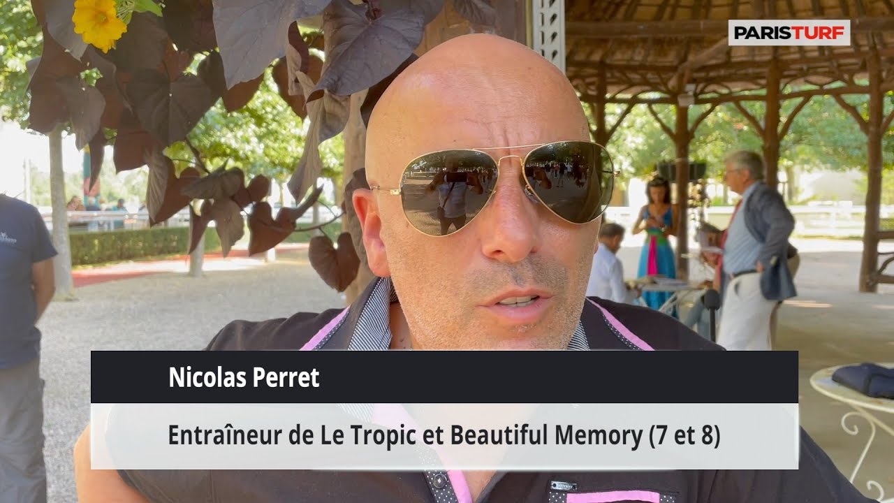 Nicolas Perret, entraîneur de Le Tropic et Beautiful Memory (19/07 à ...