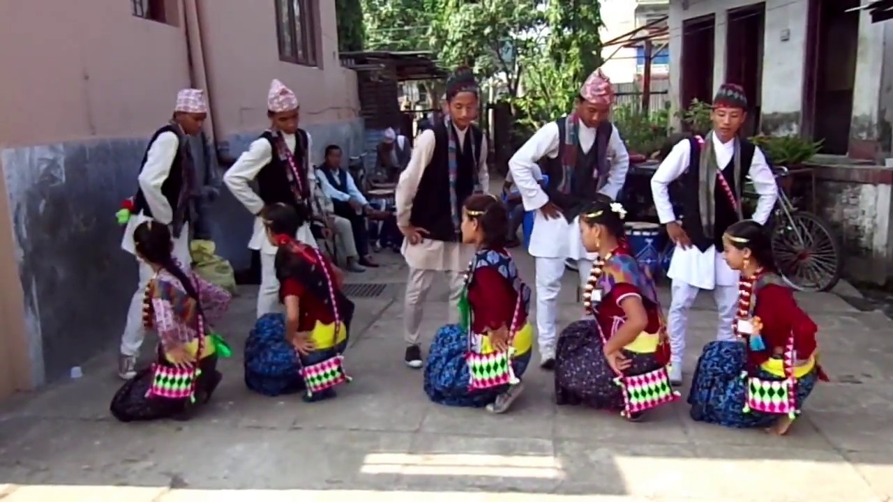 limbu dances of kyc itahari 4 - YouTube