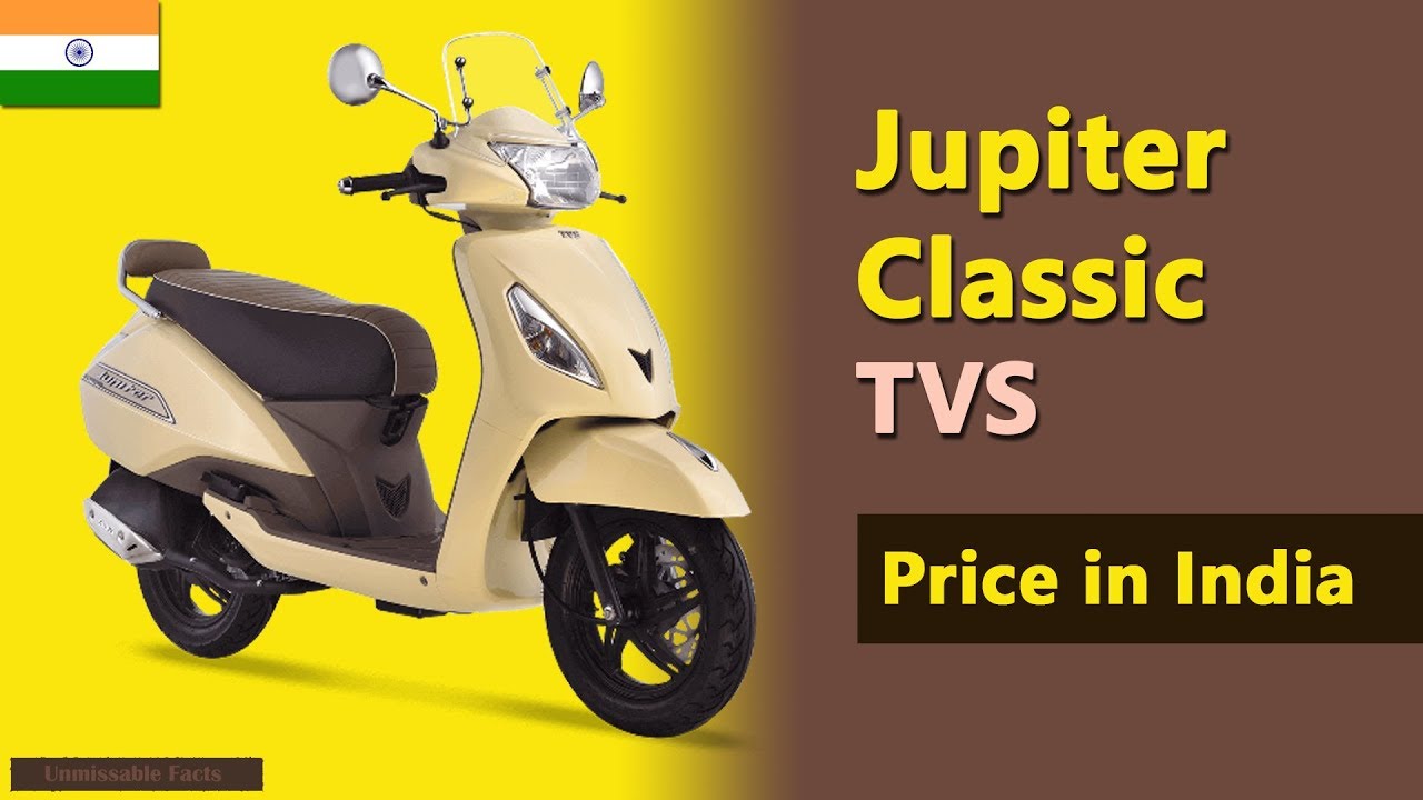 TVS Jupiter Classic specifications, price in India - YouTube
